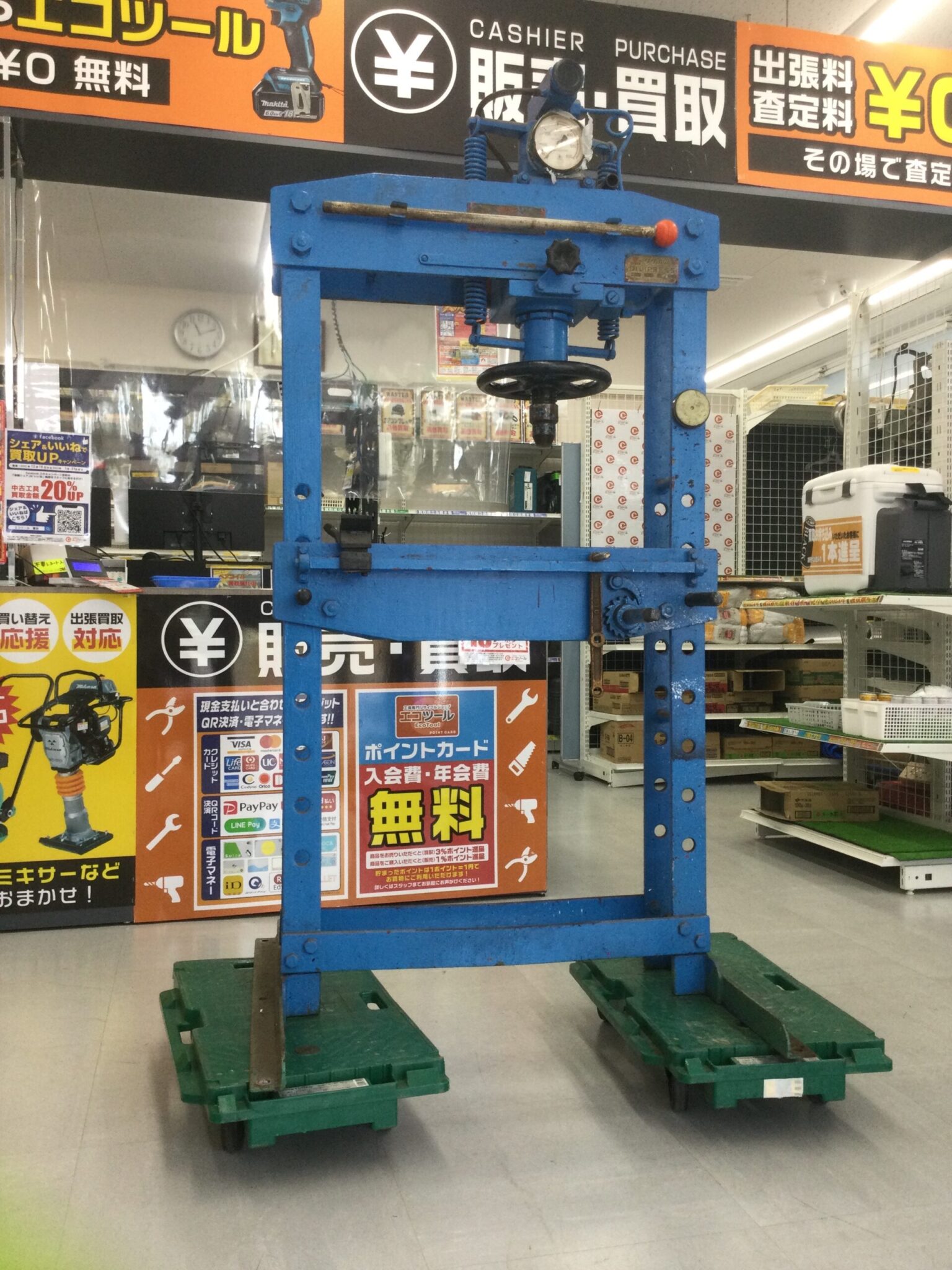☆出張買取☆タクボ 門型油圧プレス SCP-15を出張買取にて買取致しました！【愛知県豊田市/工具買取】 - 愛知/名古屋の電動工具・中古工具の買取販売専門店【エコツール】